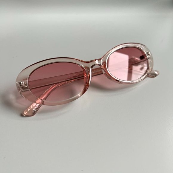 Accessories | Vintage Unique Retro Style Pink Cute Round Sunglasses ...